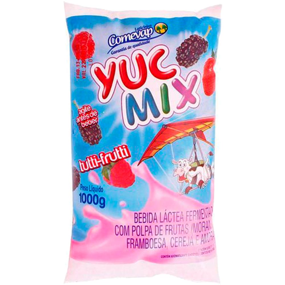 Iogurte Sabor Tutti Frutti Yuc Mix 1L | Tenda Atacado