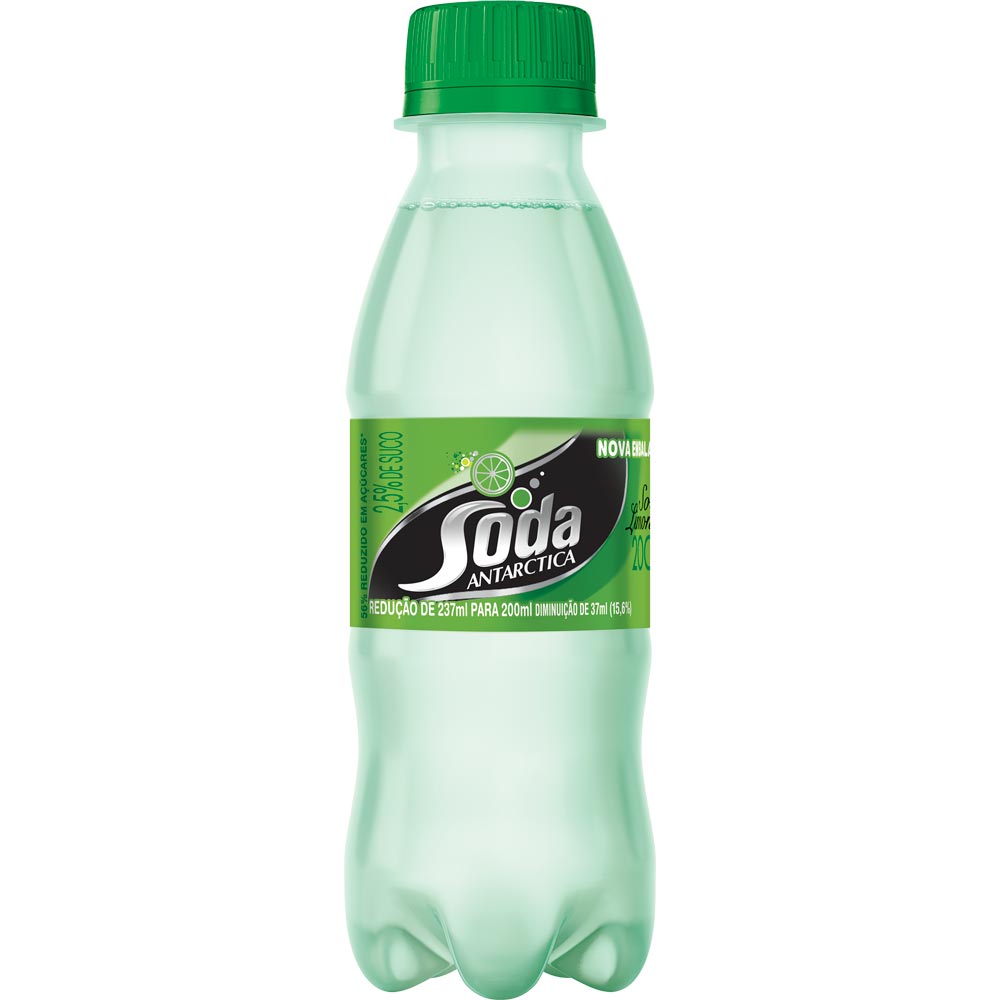 Refrigerante Limonada Soda Antarctica 200ml | Tenda Atacado