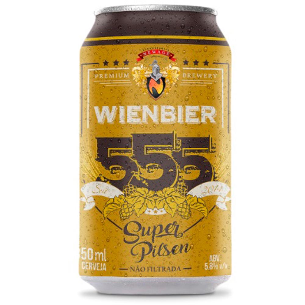 Cerveja Super Pilsen 555 Wienbier 350ml | Tenda Atacado