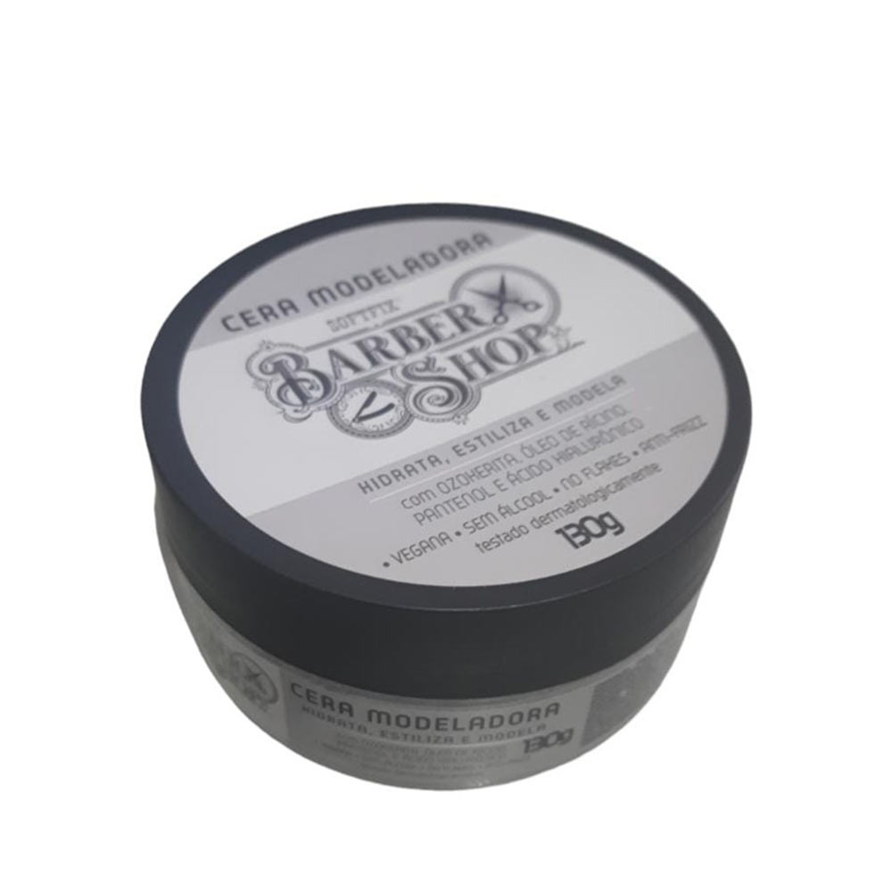 Cera Modeladora Barber Shop Soft Fix 130g | Tenda Atacado